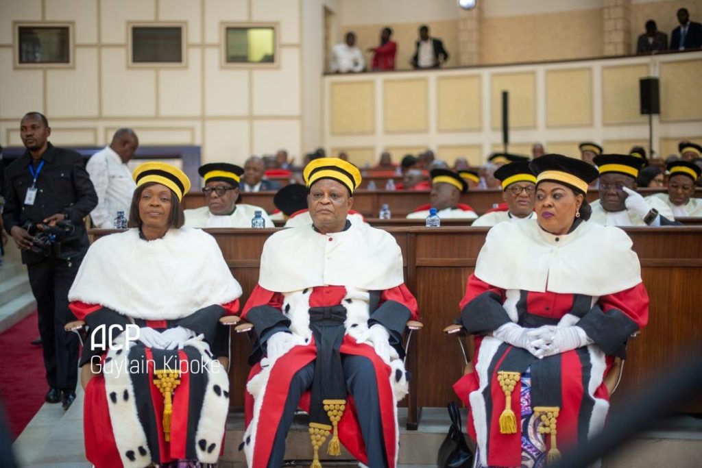 RDC : Prestation de serment de la première présidente du Conseil d’État ...